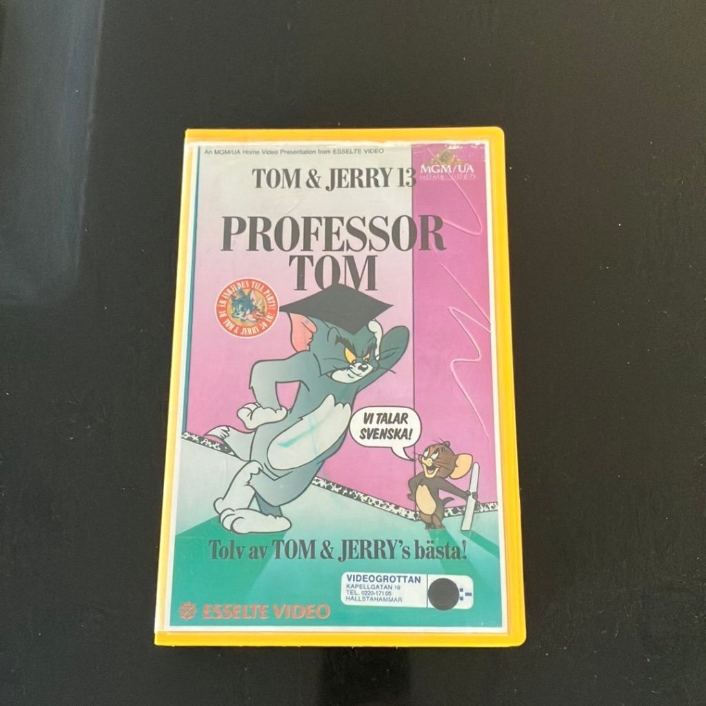 Hyr VHS - Tom & Jerry 13 - Professor Tom - Esse.. | Köp på Tradera ...