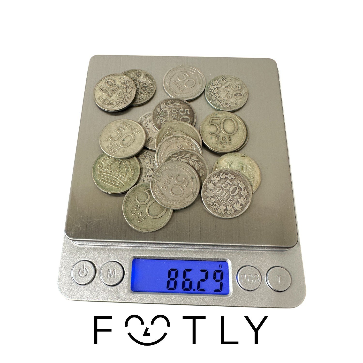 Silver Mynt 18st 50öre 86g Silvermy.. | Köp från Footly på Tradera ...