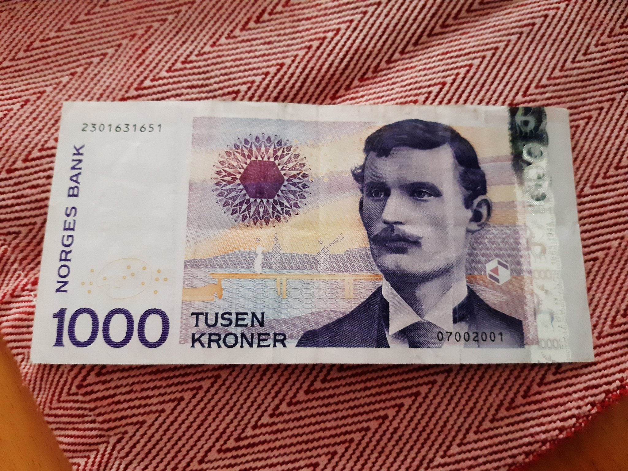 Sedel 1000 tusen kroner norge | Köp på Tradera (574524788)