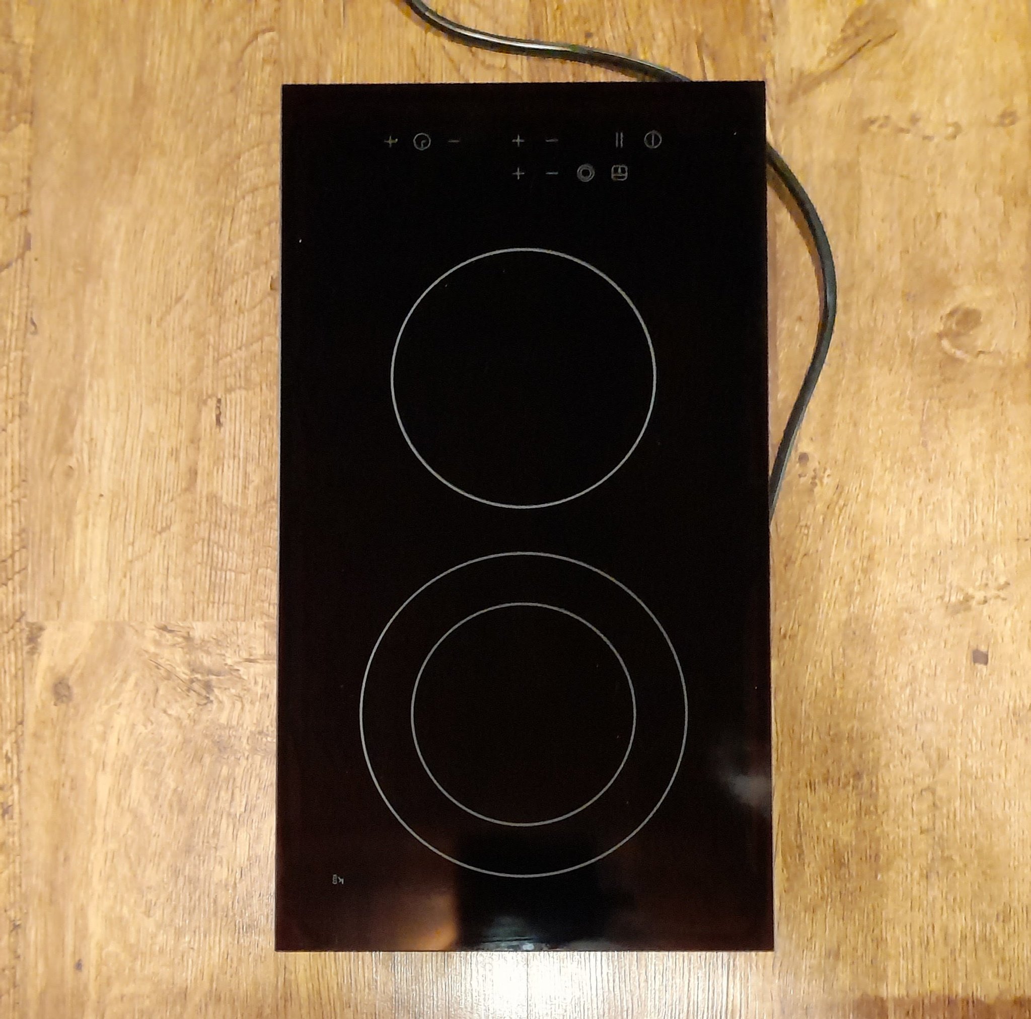 Glaskeramikhäll spis 2 plattor IKEA svart | Köp på Tradera (589476708)