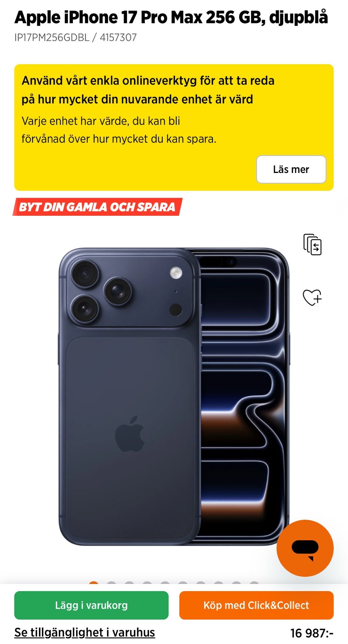 Apple iPhone 17 Pro Max | Köp på Tradera (702567965)