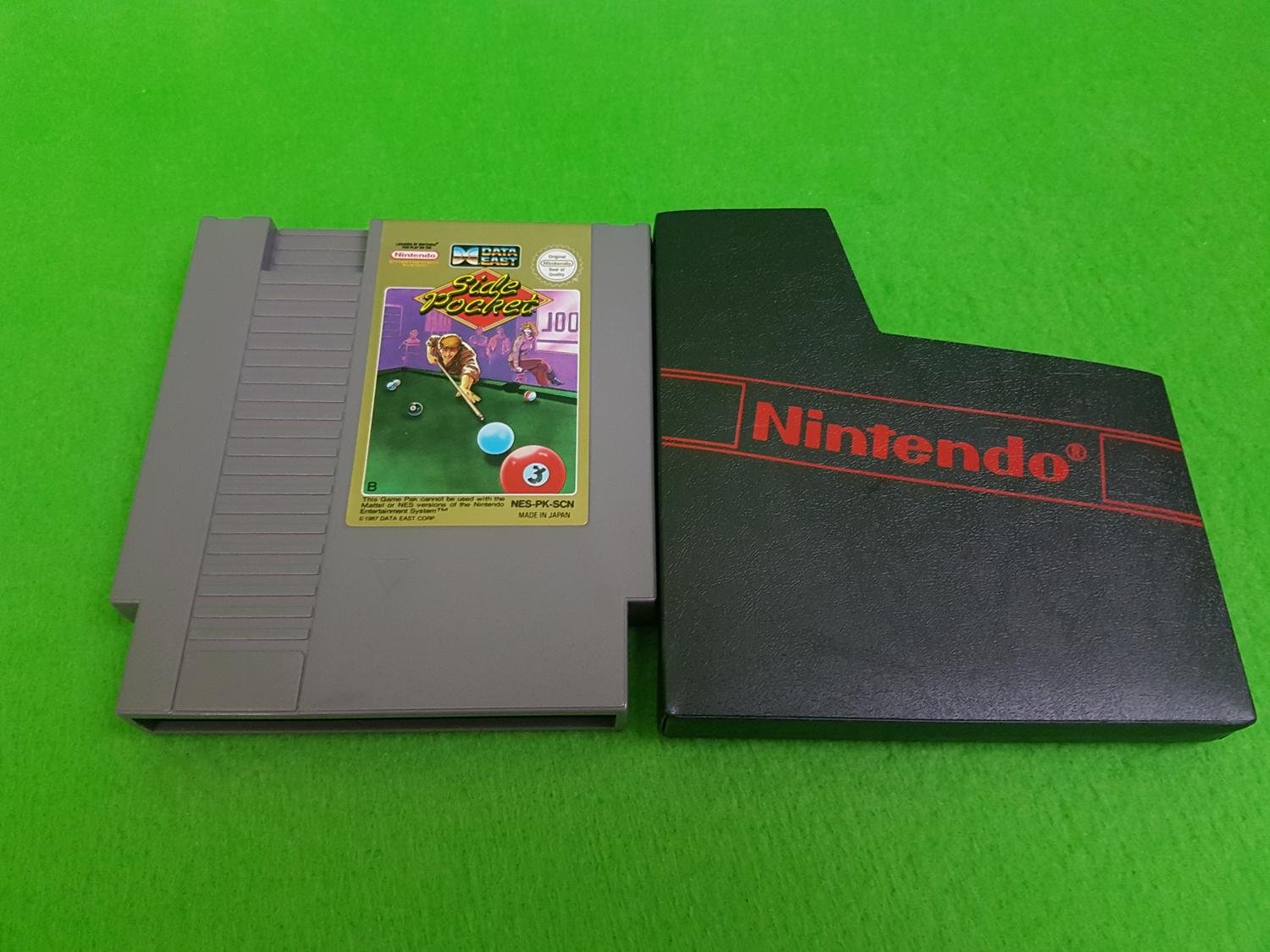 Side Pockets SCN kassett Nintendo 8 bit .. (403637567) ᐈ SpelHem på Tradera