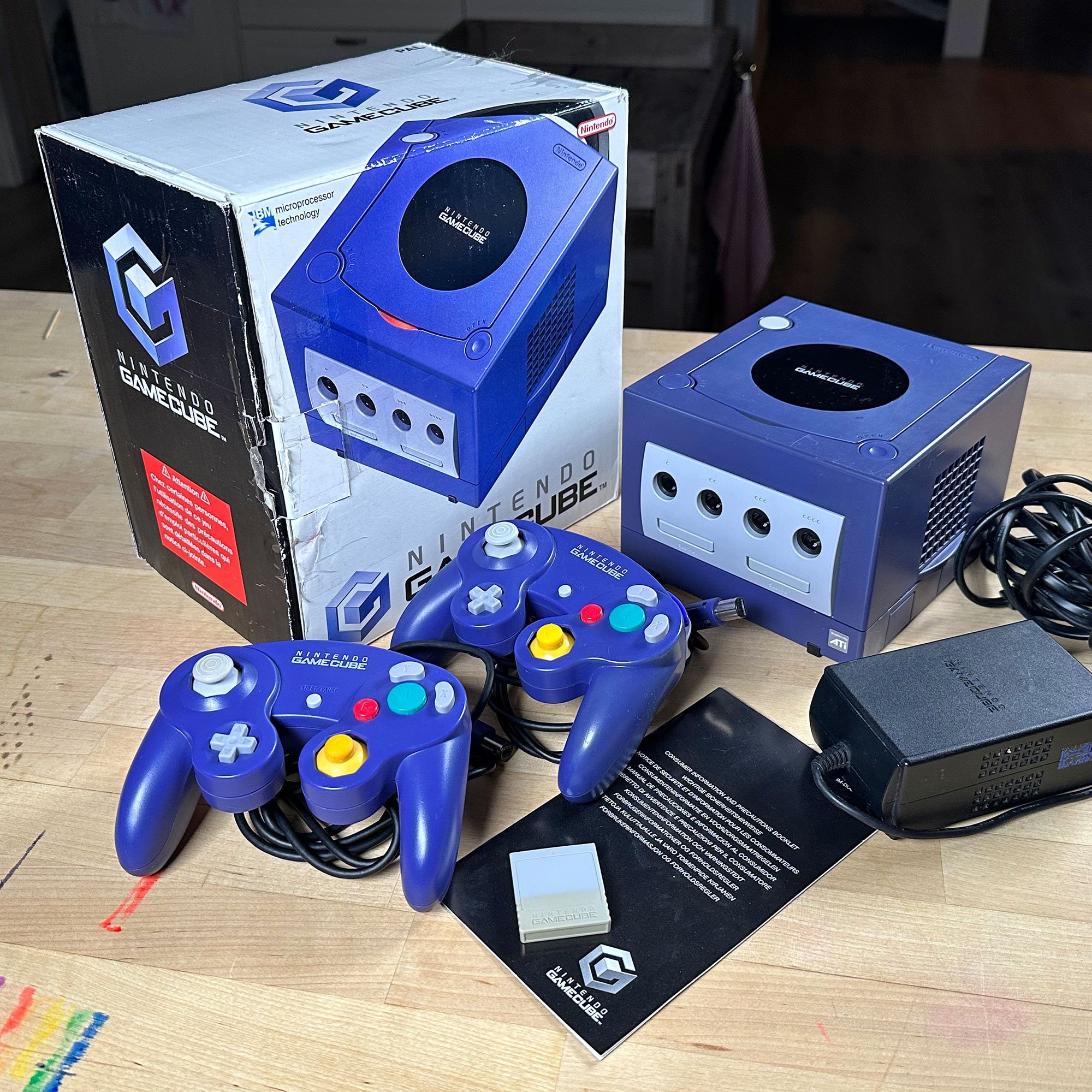 Se produkter som liknar Lila Nintendo Gamecube-konsol.. på Tradera ...