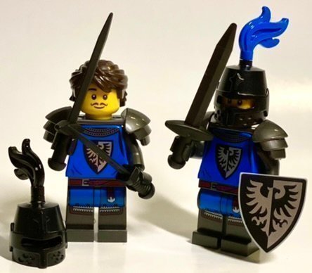 Lego Castle Riddare 2st NYA Black Falcon Knight.. | Köp på Tradera ...