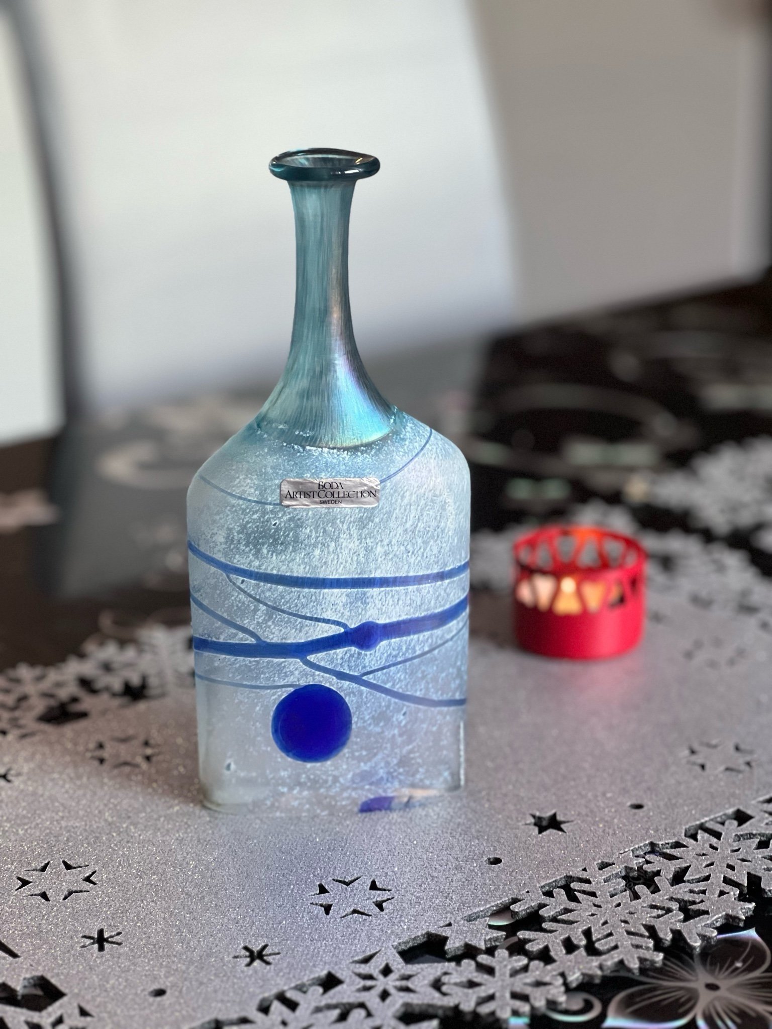 BERTIL VALLIEN,flaska/vas,glas från Kosta Boda .. | Köp på Tradera ...