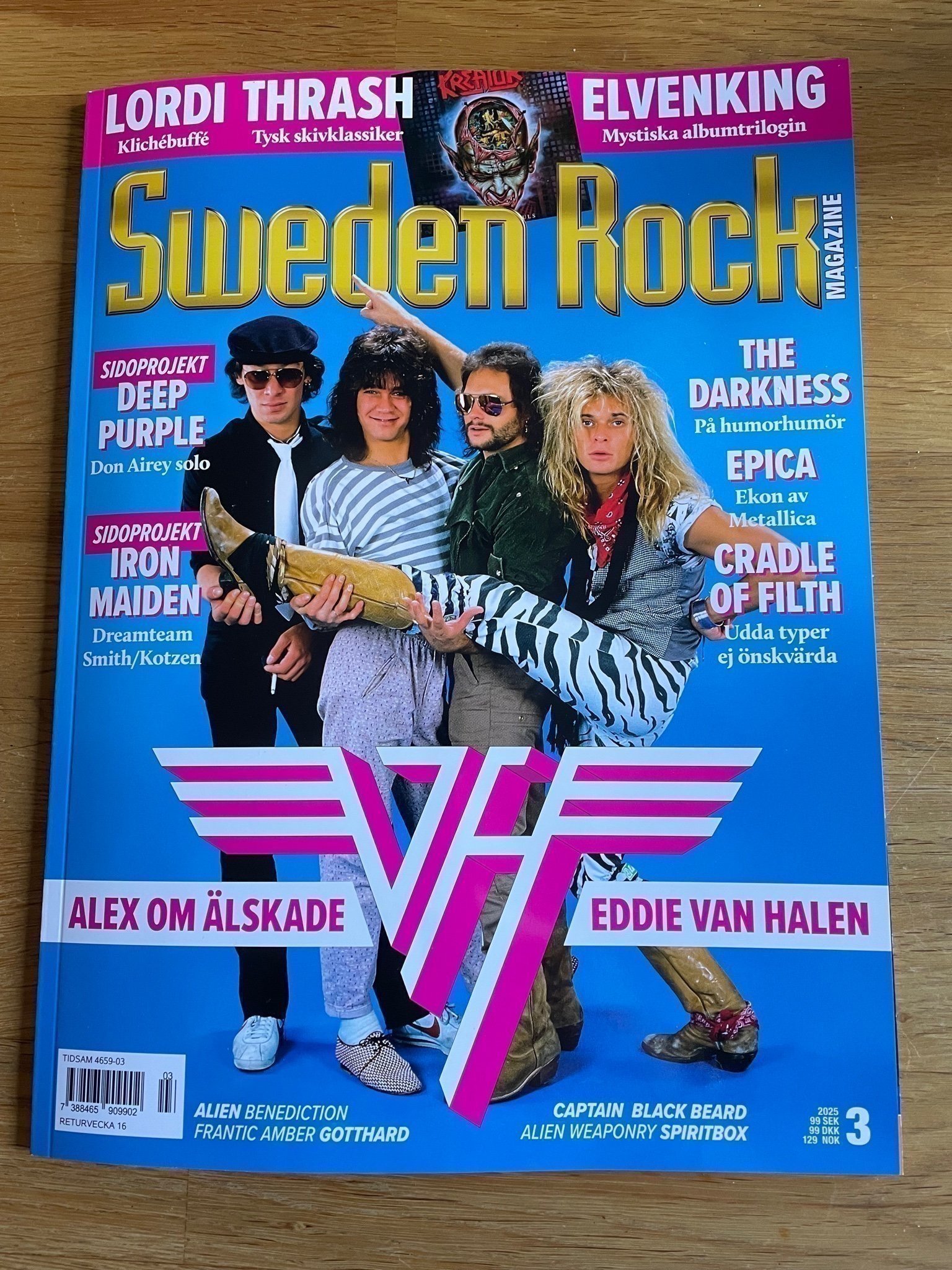 Sweden Rock Magazine nr 3 2025 van Halen deep p.. | Köp på Tradera ...