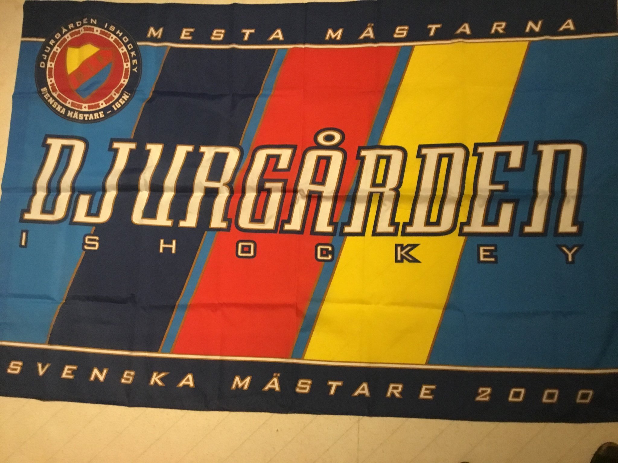 Djurgården Ishockey flagga från 2000, svenska m.. | Köp på Tradera ...