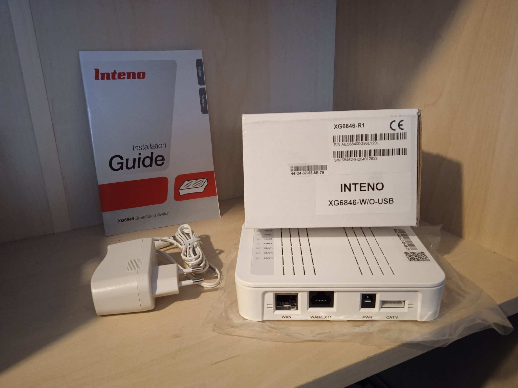 Fiberdosa / Bredbandsswitch - Inteno.. | Köp från NiciT på Tradera ...