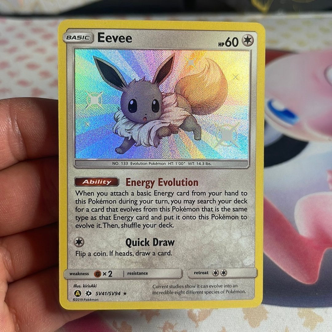 Shiny Eevee SV41/SV94 ultra rare Alternate rare.. | Köp på Tradera ...