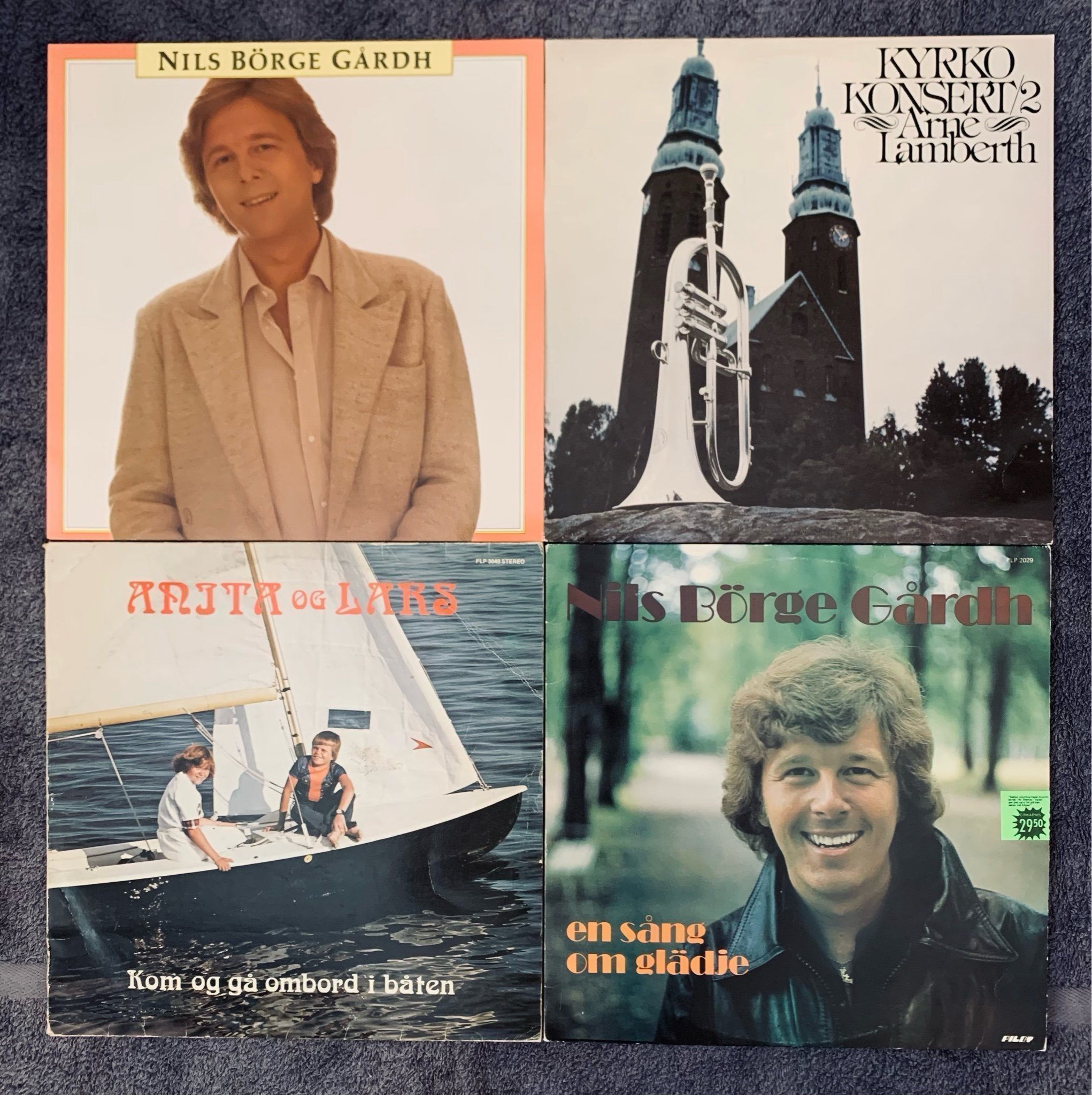 4 st LP-skivor - Nils Börge Gårdh + Arne Lamber.. | Köp på Tradera ...