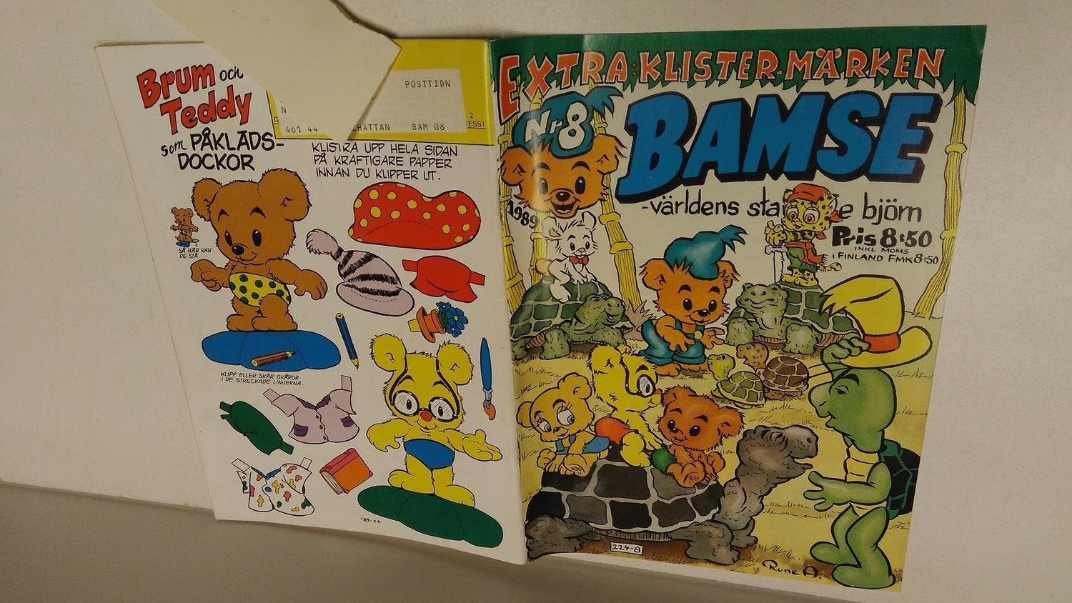 Bamse 1989 nr 8. bakomslag: Br.. | Köp från Vinylcomics på Tradera ...