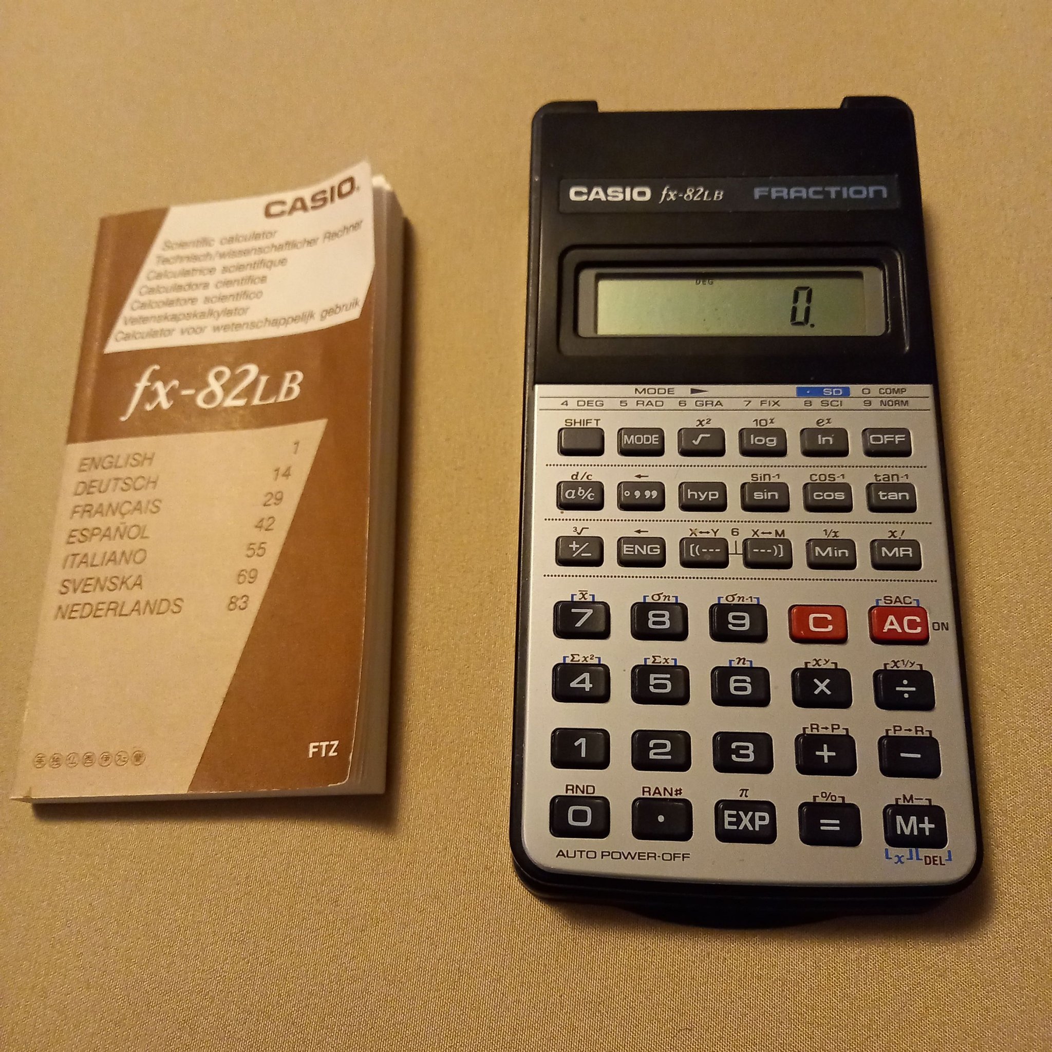 CASIO fx-82LB Vetenskaplig Miniräknare | Köp på Tradera (696428268)