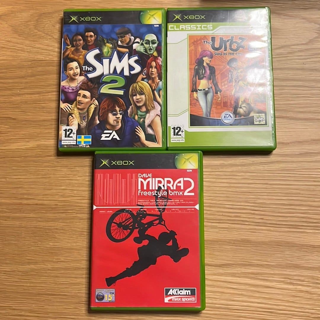 Xbox Spel - The Sims 2, The Urbz, Dave Mirra Fr.. | Köp på Tradera ...