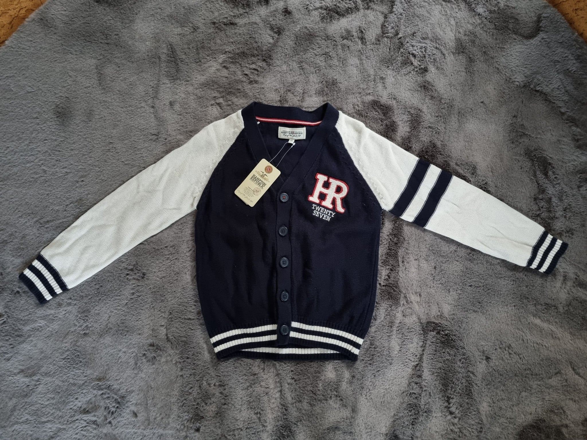 NY Hampton Republic blåvit kofta stl 134/140 | Köp på Tradera (680161132)