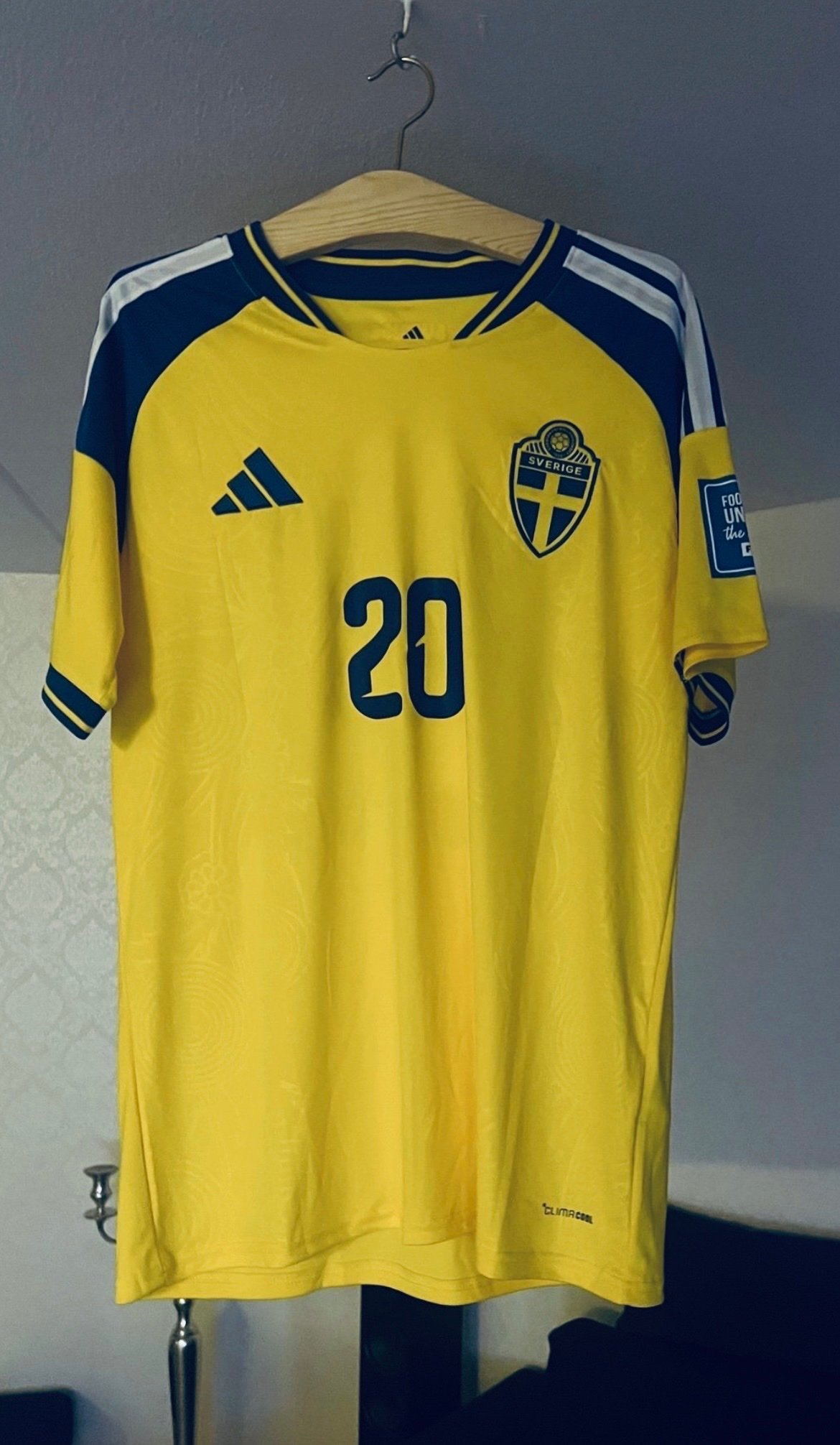 Landslagströja Sverige hemma 2026 fotboll Gais .. | Köp på Tradera ...