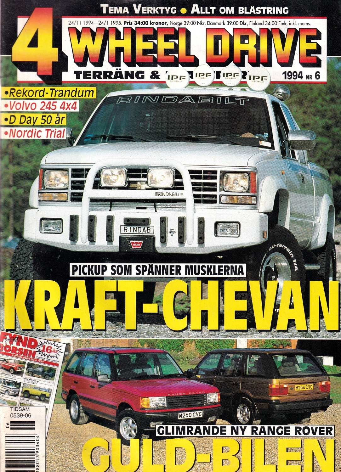 4 Wheel Drive 1994-6 Range Rover..Historiska Mi.. | Köp på Tradera ...