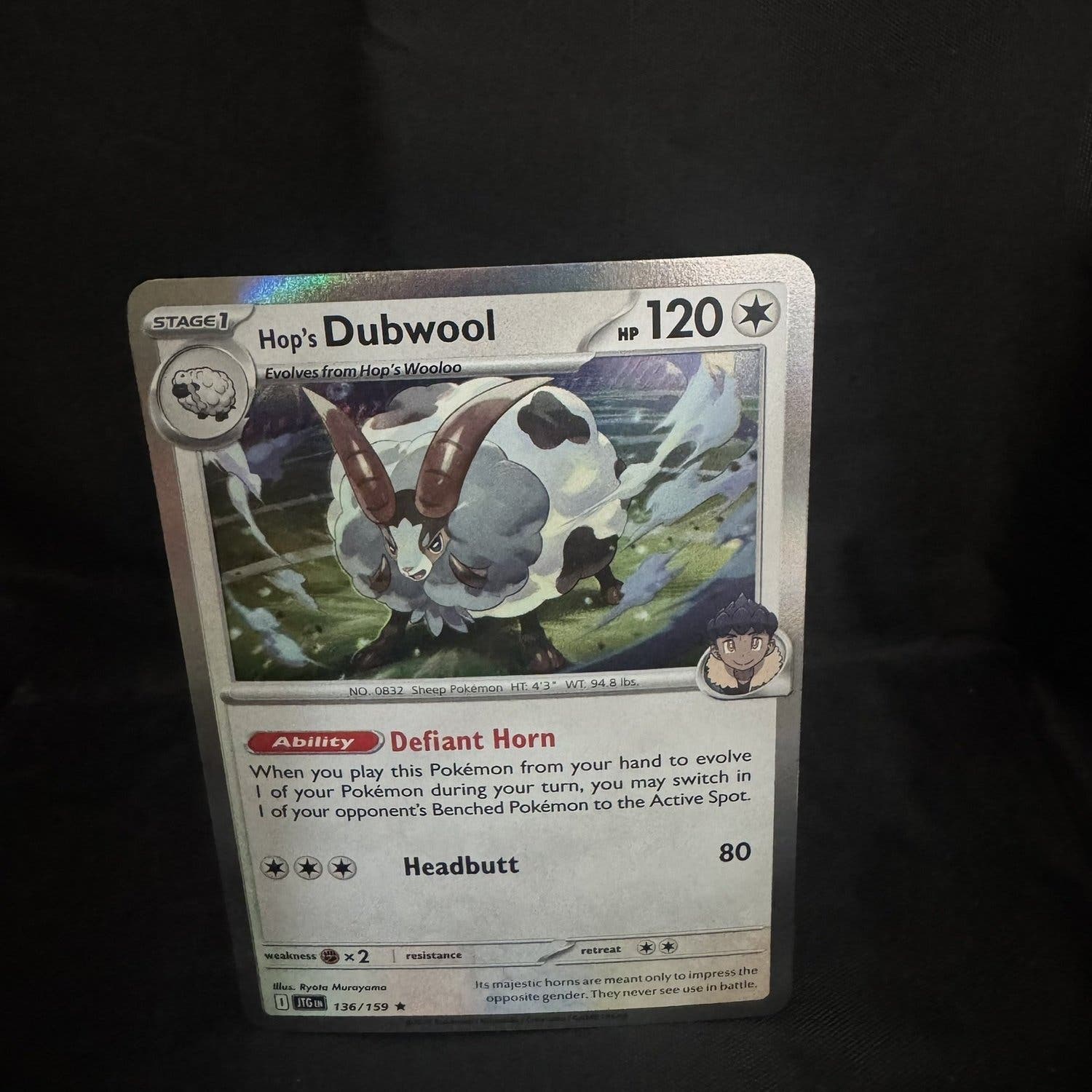 Pokémon Hop's Dubwool 136/159 Holo Journey Toge.. | Köp på Tradera ...