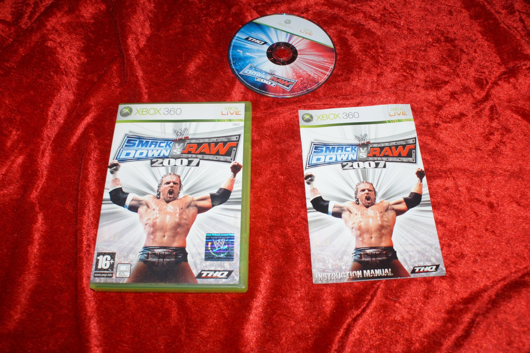 X-BOX 360 TV-SPEL ACTION SMACK DOWN vs RAW 2007.. | Köp på Tradera ...