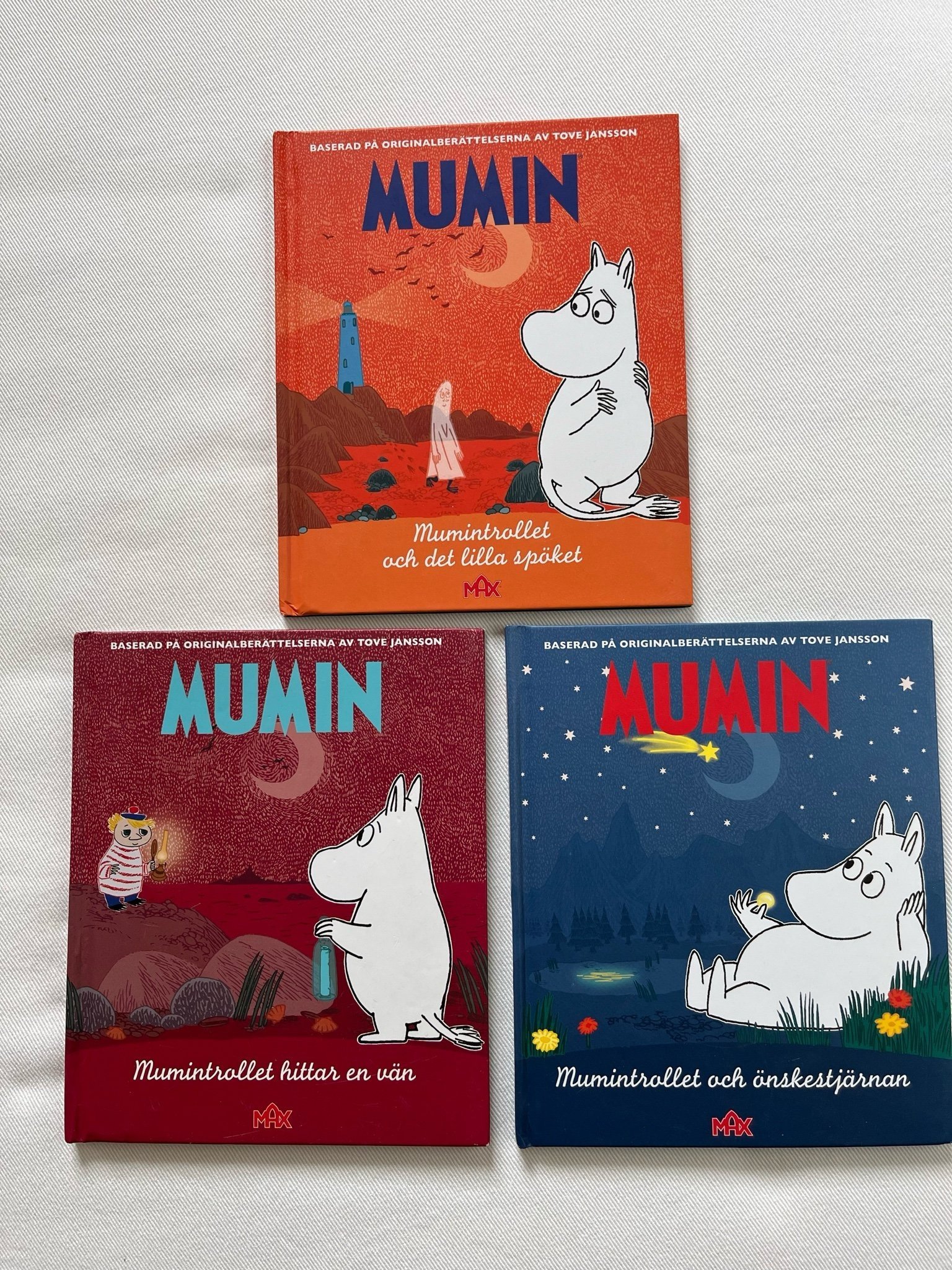 3 stycken böcker Mumin Mumintrollet Tove Jansson | Köp på Tradera ...
