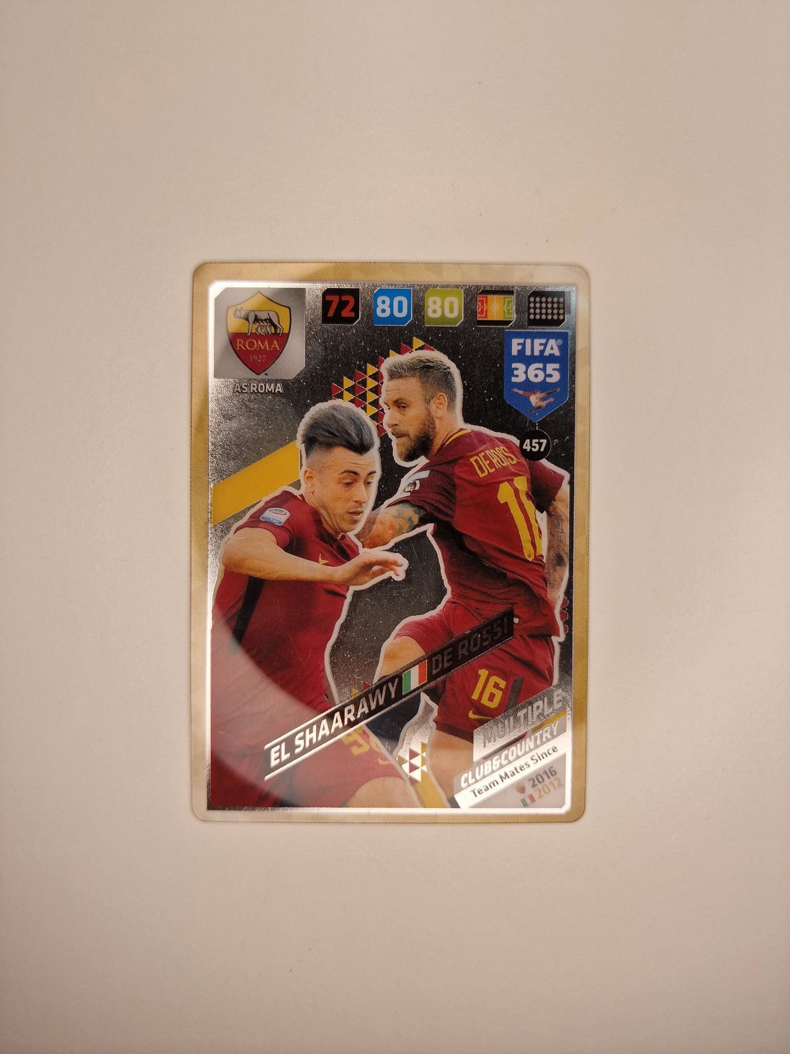 Panini - AS Roma - El Shaarawy De Rossi 457 | Köp på Tradera (688664053)