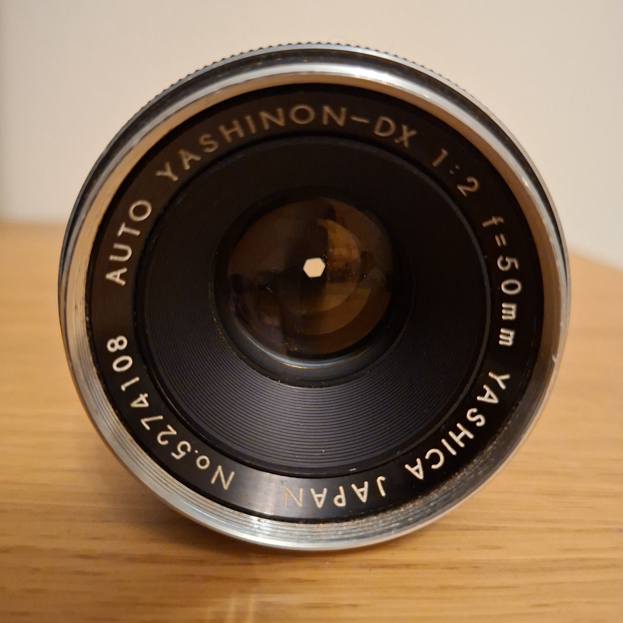 Yashica Auto Yashinon-DX f=50mm 1:2 Objektiv | Köp på Tradera (708419546)