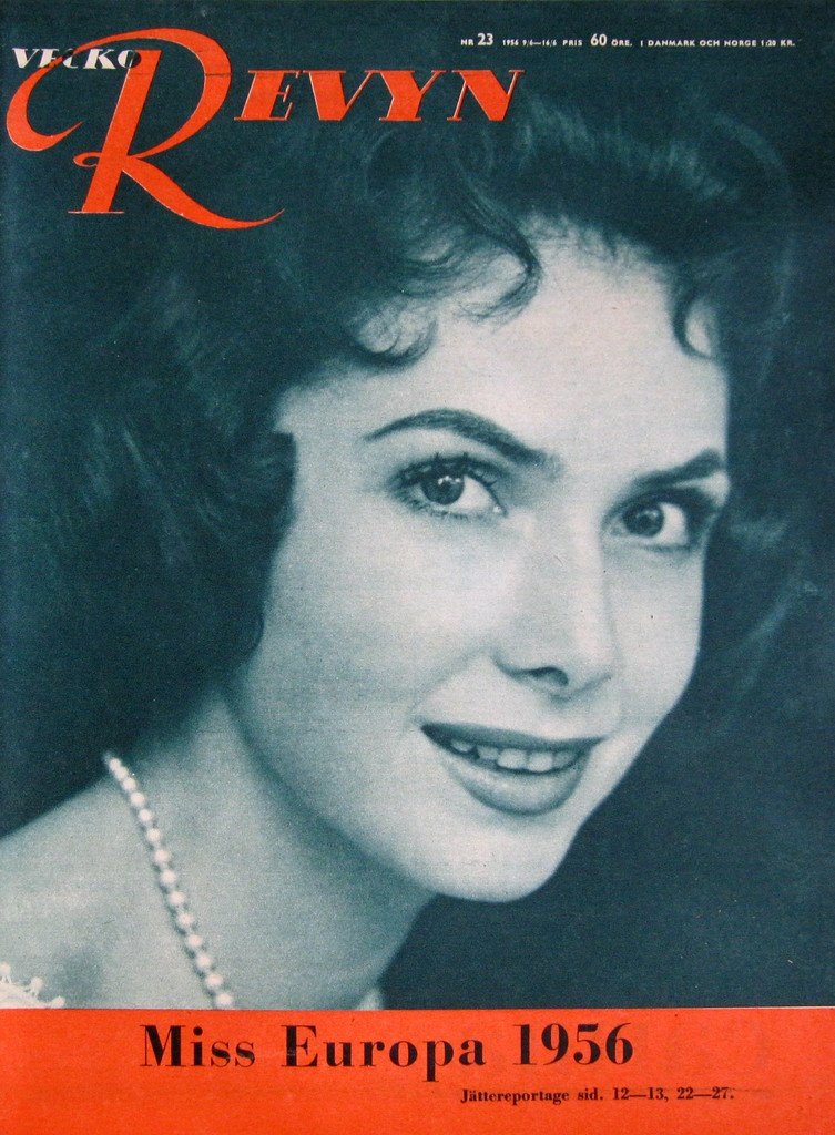 Vecko Revyn 1956-23 Miss Europa..Anita Ekberg B.. | Köp på Tradera ...
