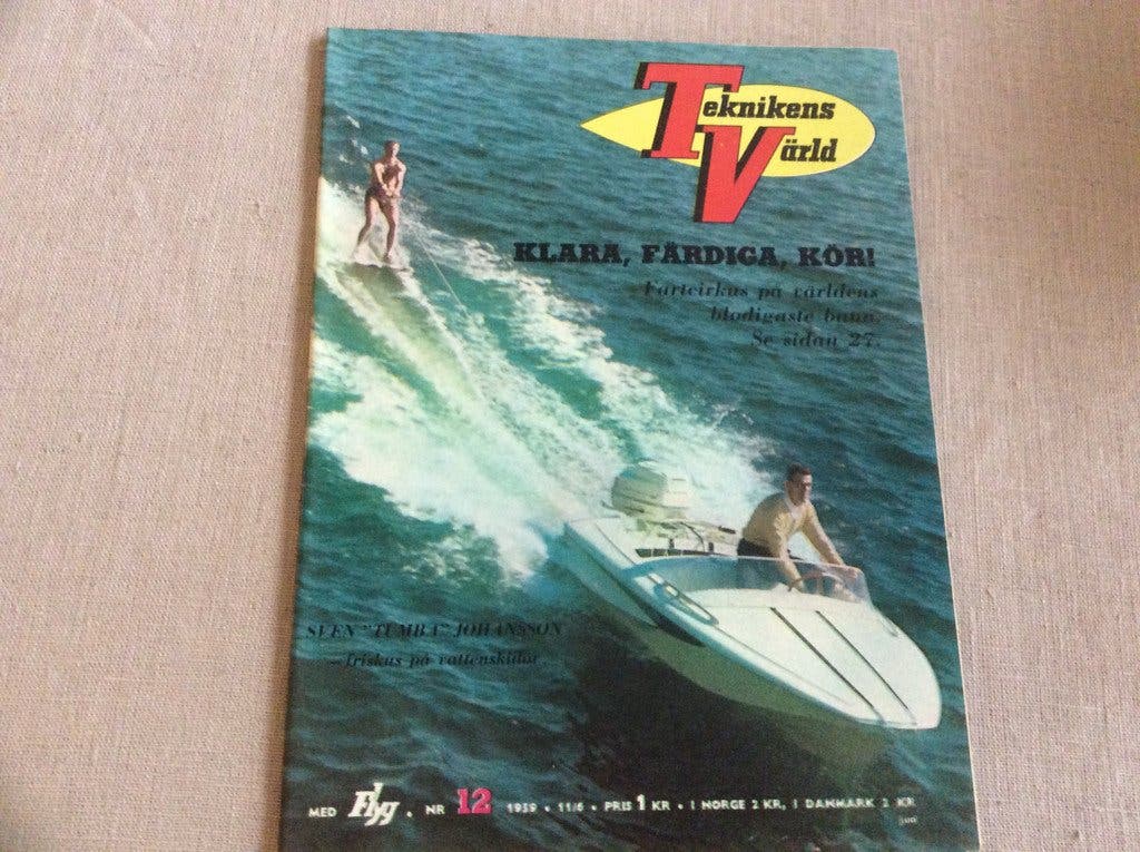 Teknikens Värld Nr 12 1959 Raggar Rally,Mannen .. | Köp på Tradera ...