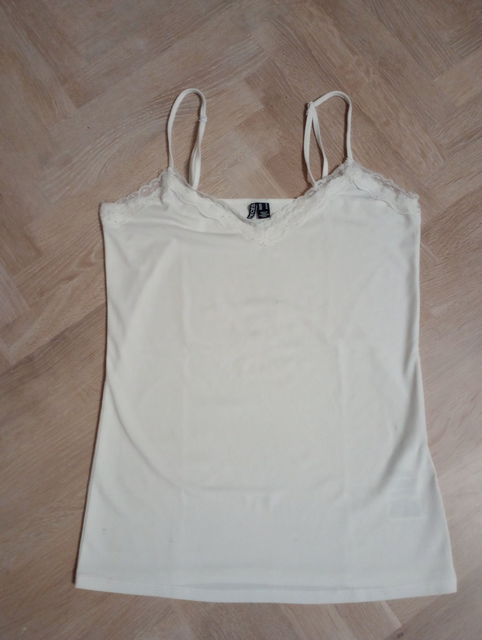 vit pijam linne i delikat satin Pieces vit topp.. | Köp på Tradera ...