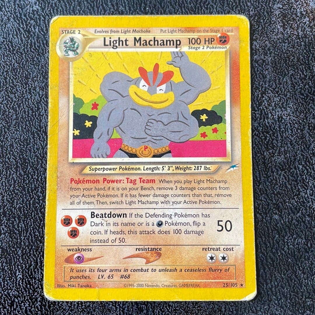 Se produkter som liknar Light Machamp Pokémonkort på Tradera (679987497)