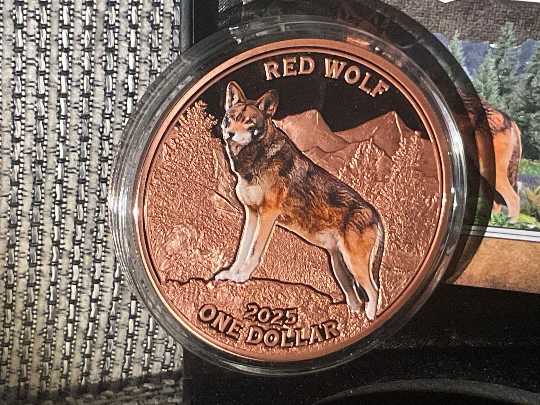 Red Wolf 2025 – 5 oz .999 Fine Copper – Endast .. | Köp på Tradera ...