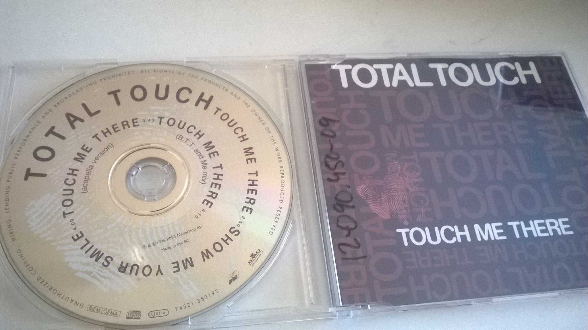 Total Touch - Touch Me There, CD, Single (247998217) ᐈ Köp på Tradera