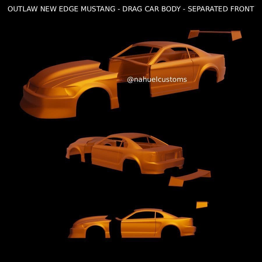 OUTLAW NEW EDGE MUSTANG 1/25 | Köp på Tradera (712325443)