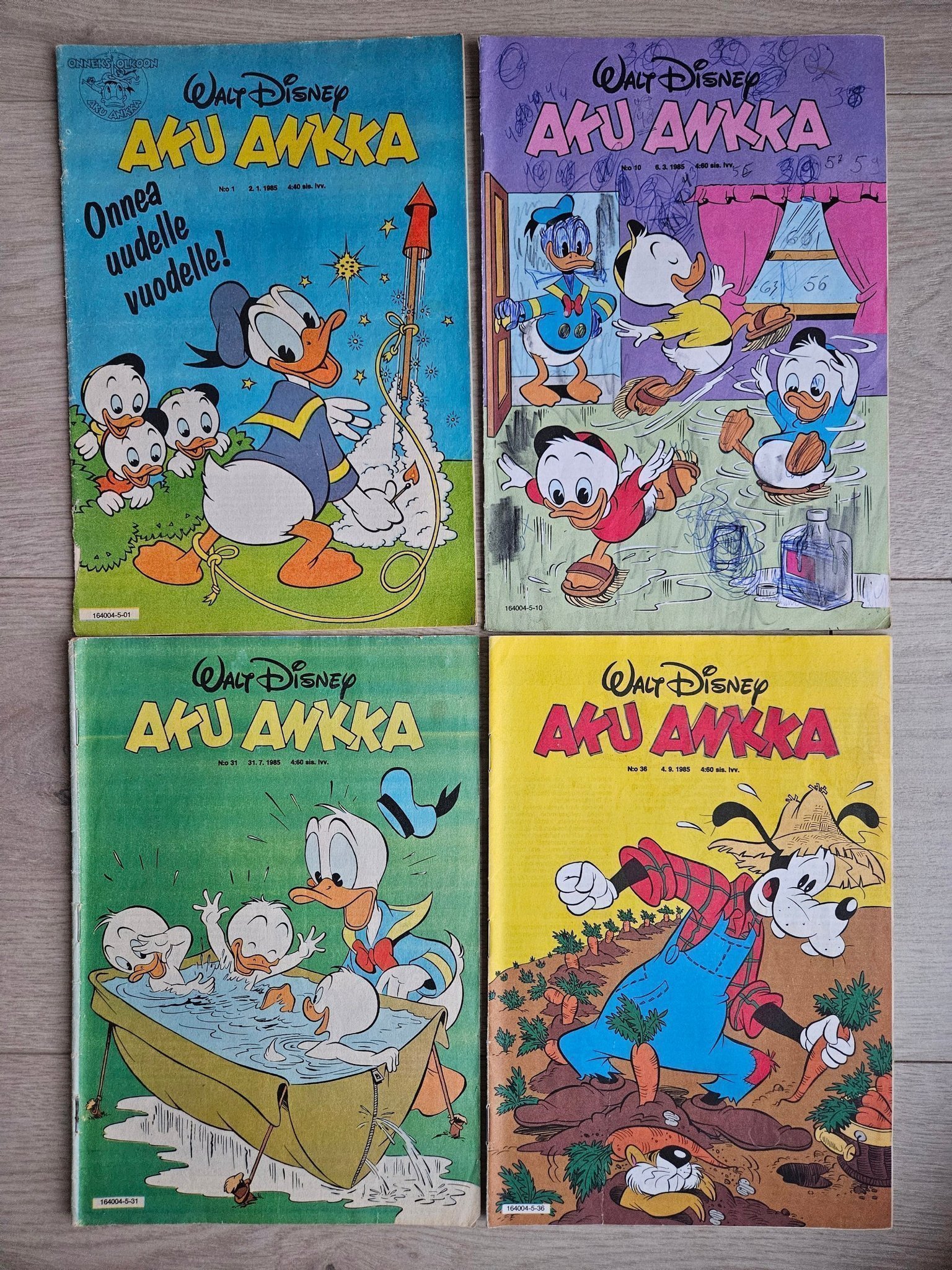 Walt Disney Aku Ankka 1985 / Serietidningar | Köp på Tradera (713382136)