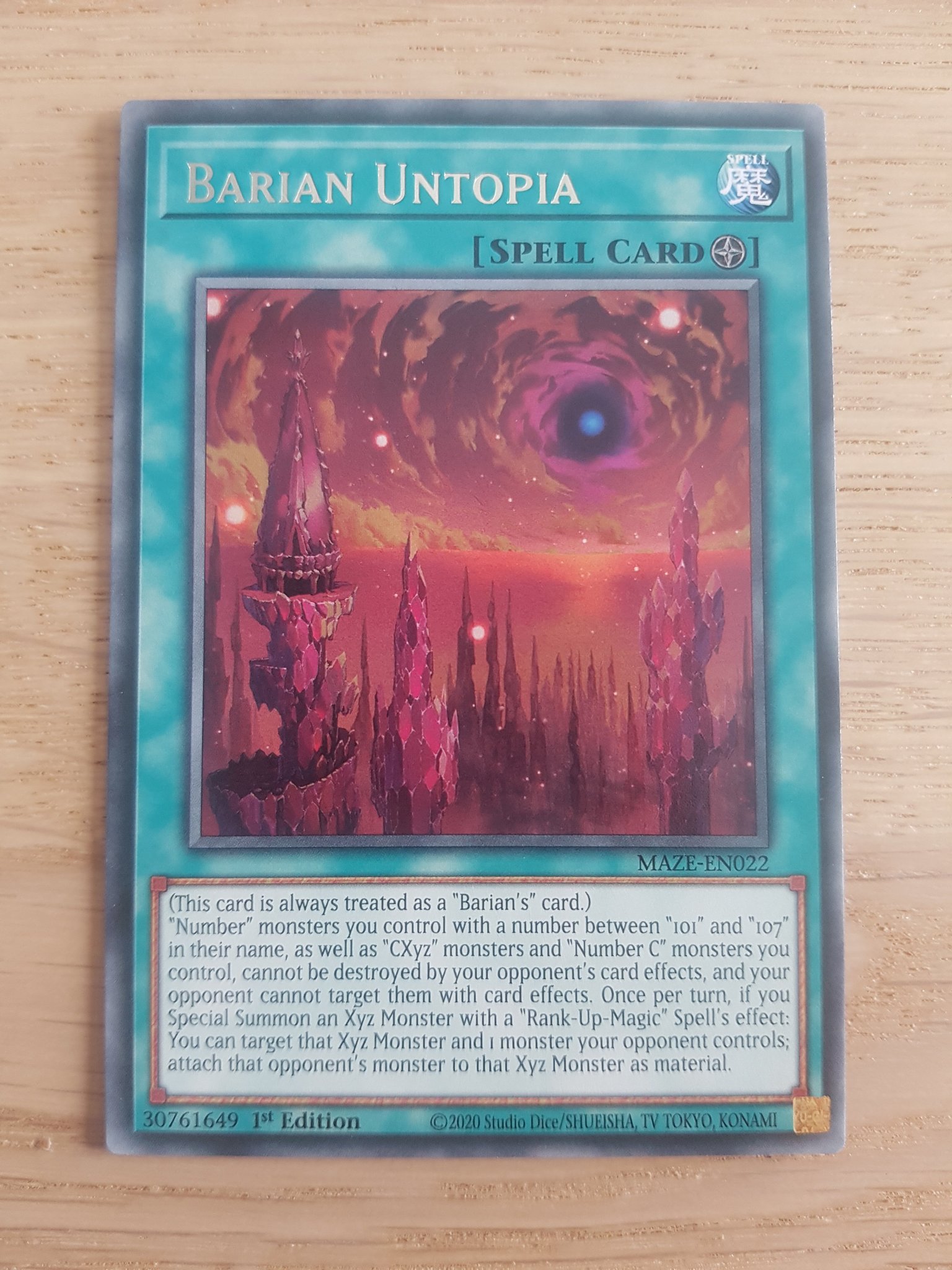 Se produkter som liknar Yugioh Barian Untopia MAZE-EN.. på Tradera ...