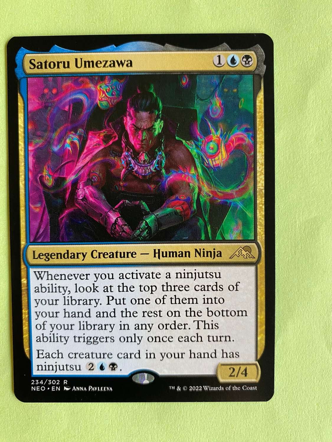Satoru Umezawa Kamigawa: Neon .. | Köp från Cardmaniacs på Tradera ...