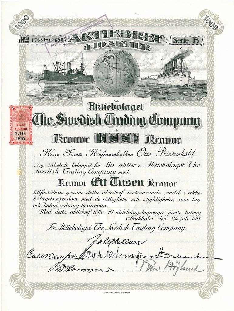 The Swedish Trading Comp. AB | Köp från arsenalen på Tradera (310549671)