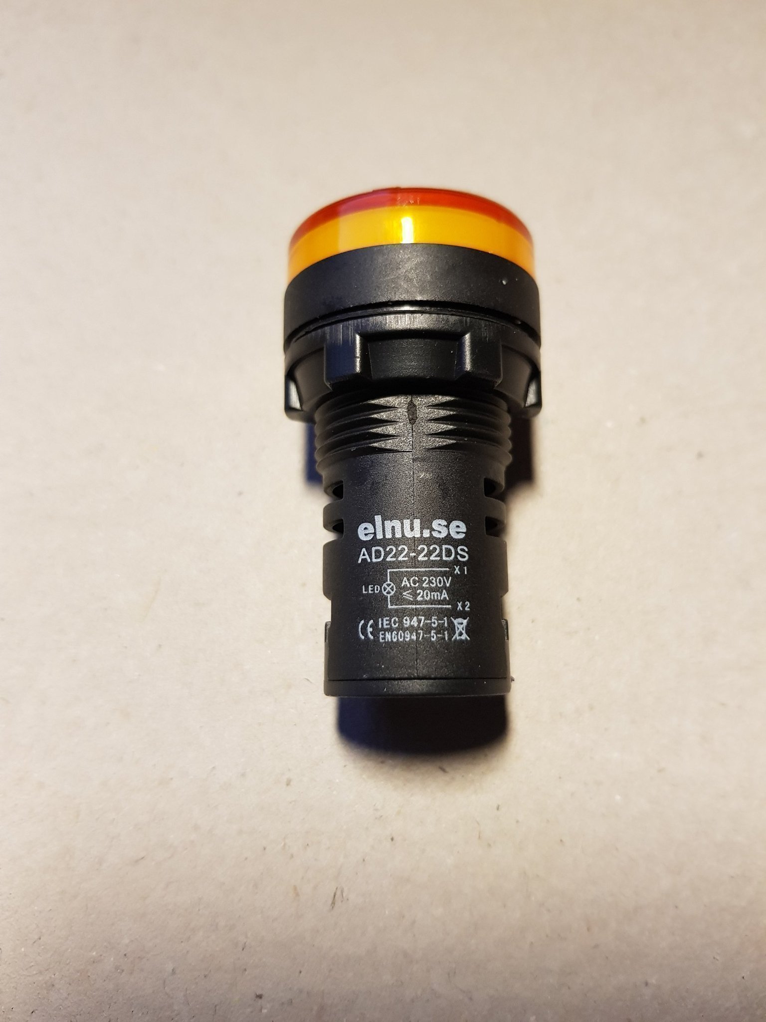 Indikeringslampa AD22-22DS ledlampa 230volt AC (417302096) ᐈ Köp på Tradera