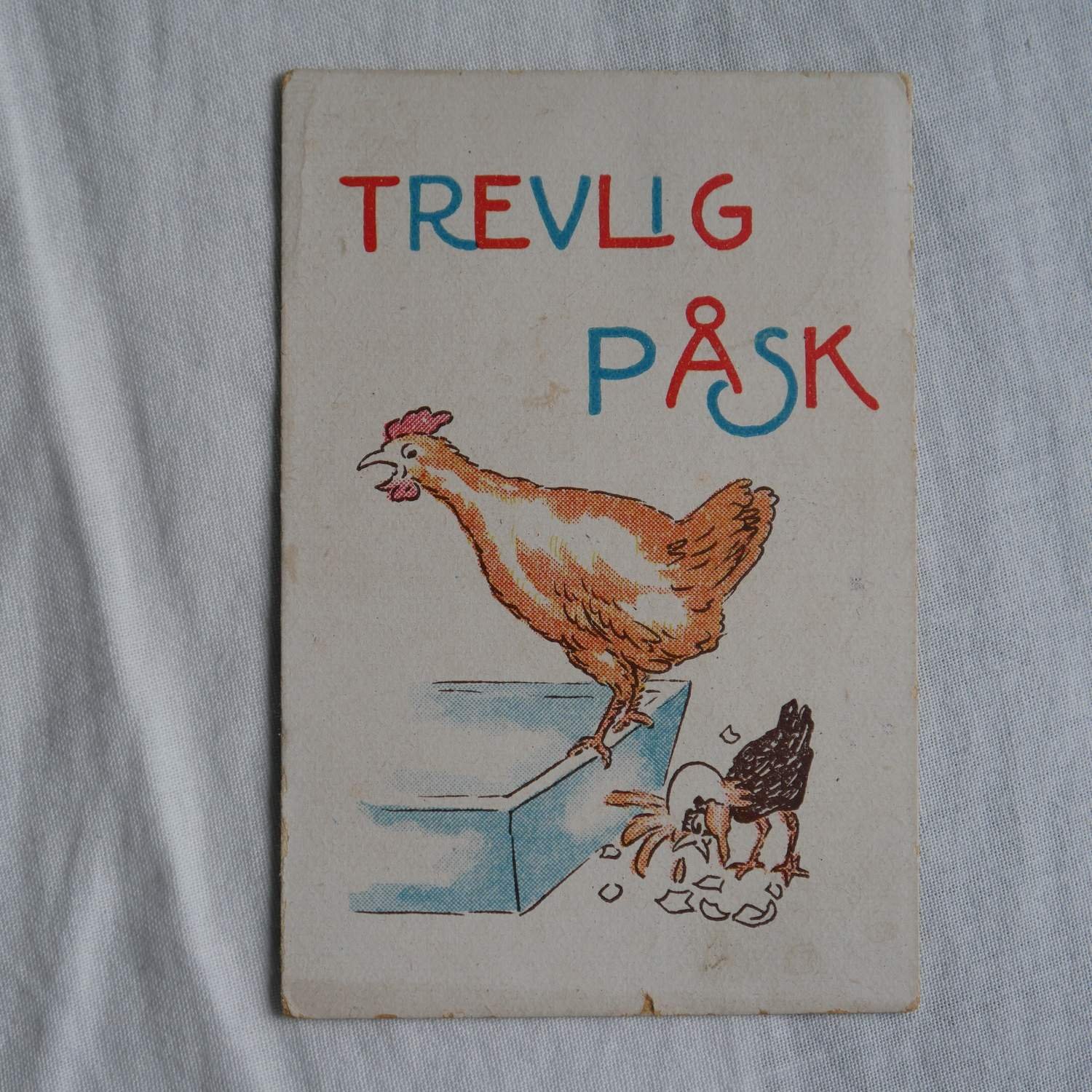 Trevlig Påsk ,äldre litet påskkor.. | Köp från peha2217 på Tradera ...