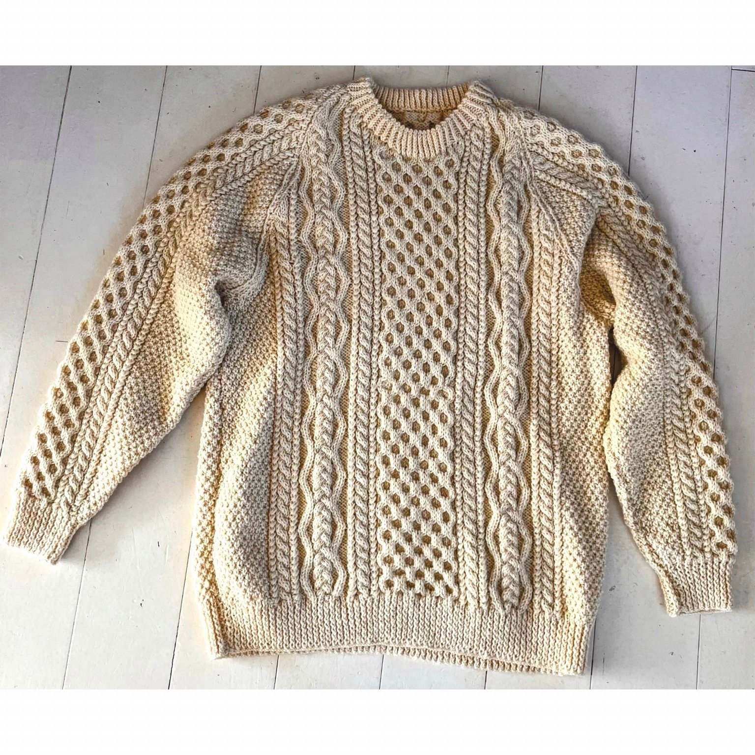 Stickad Fiskartröja | Köp på Tradera (611382308)