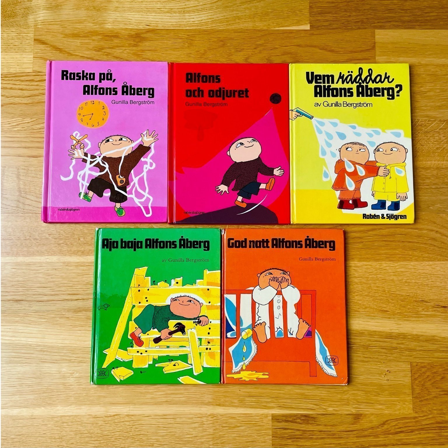 Se produkter som liknar Alfons Åberg 5 st böcker. på Tradera (622490723)