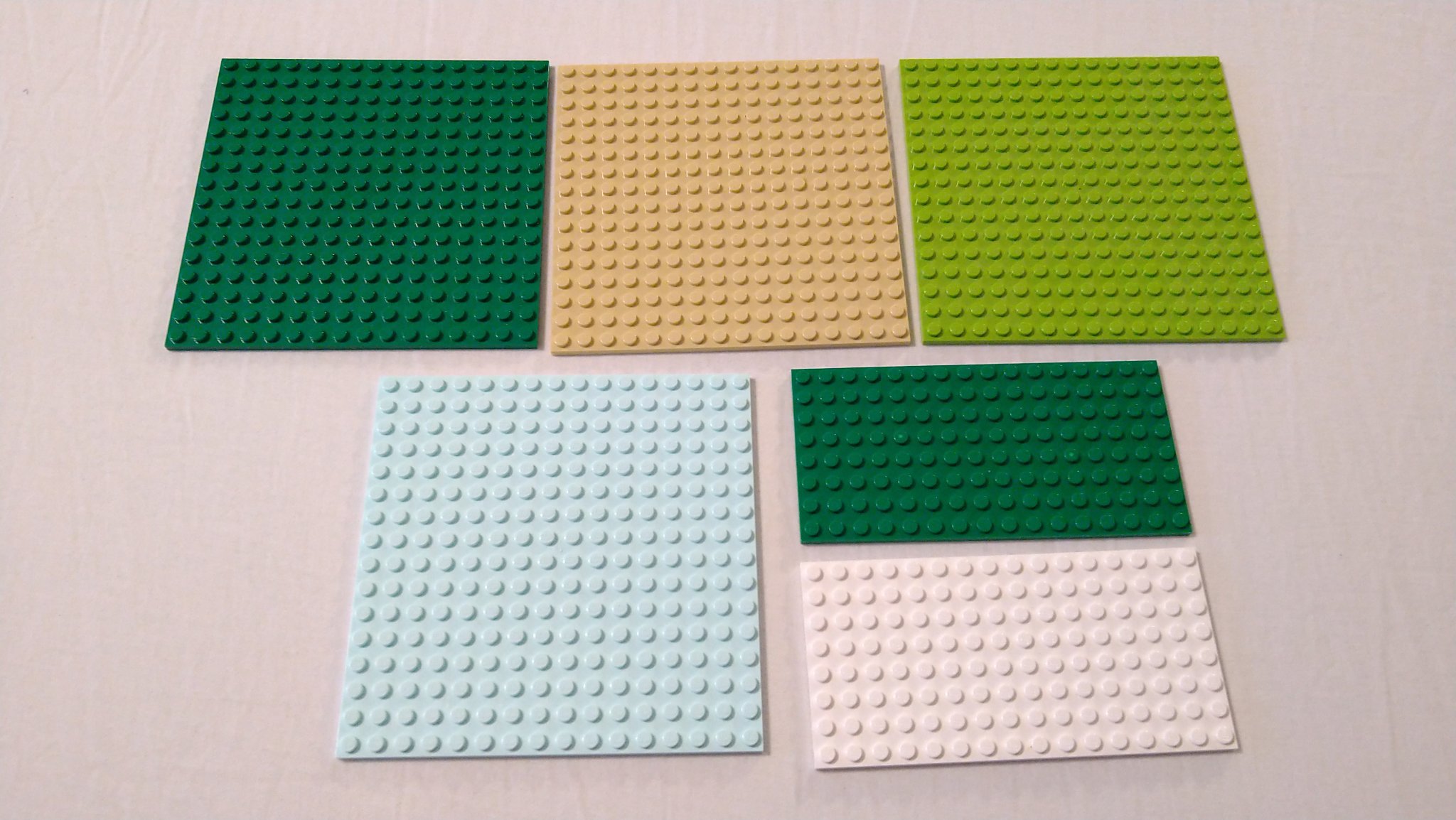 Lego - Plattor 16 x 16 och 8 x 16 (419919859) ᐈ Köp på Tradera