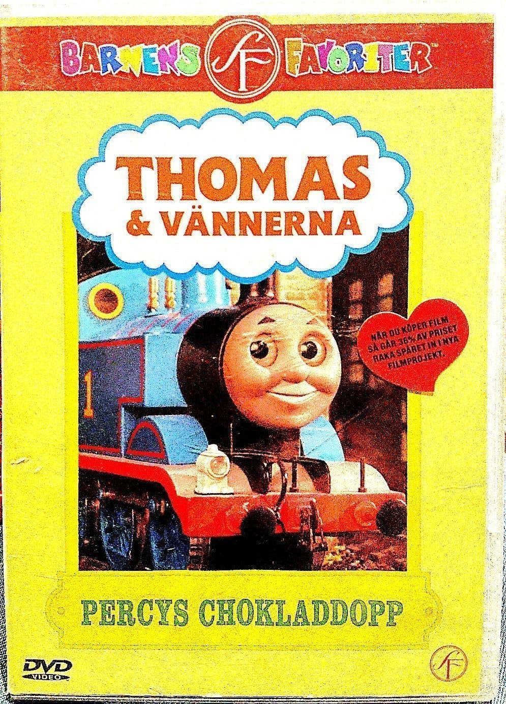 THOMAS & VÄNNERNA - PERCYS CHOKLADDOPP DVD | Köp på Tradera (670903541)