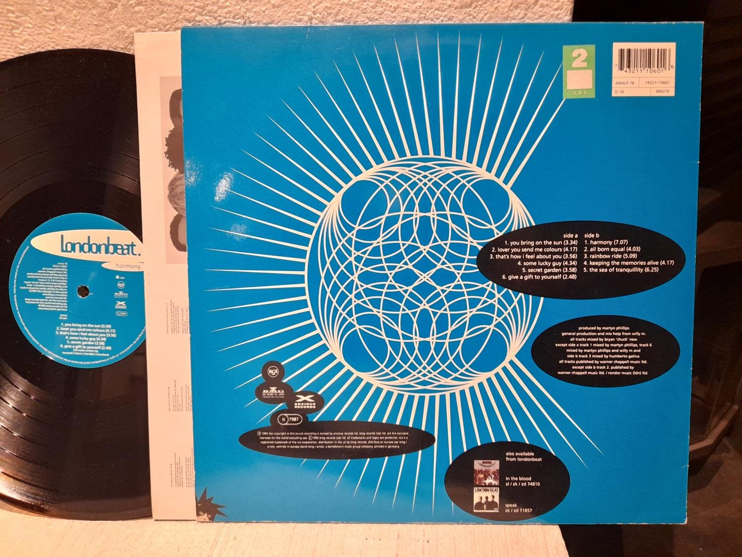 Londonbeat - Harmony (1992) | Köp från SävarRecords på Tradera (608242336)