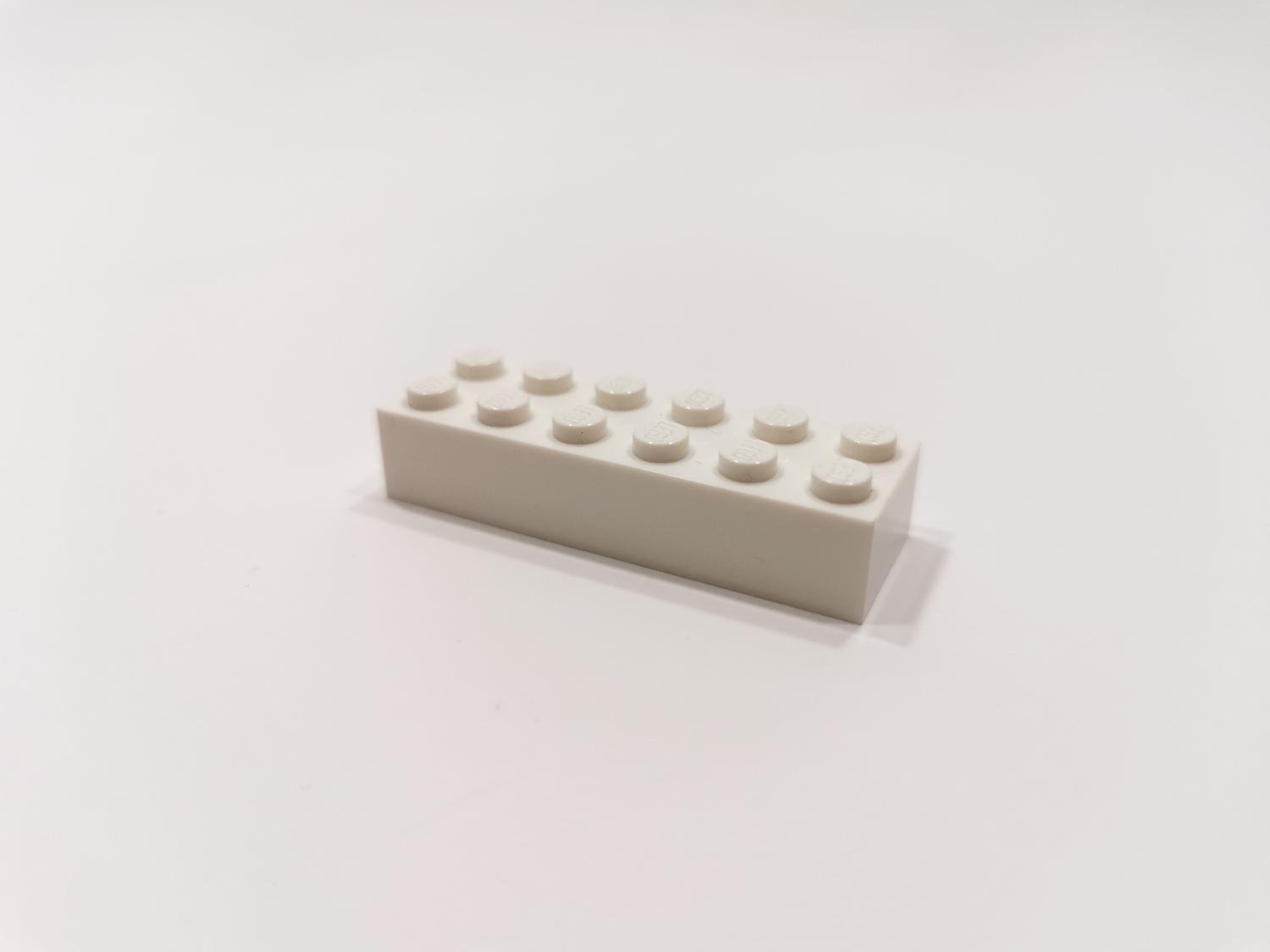 Lego - brick - bas - hög - 2x6 - part 2456 - vit | Köp på Tradera ...