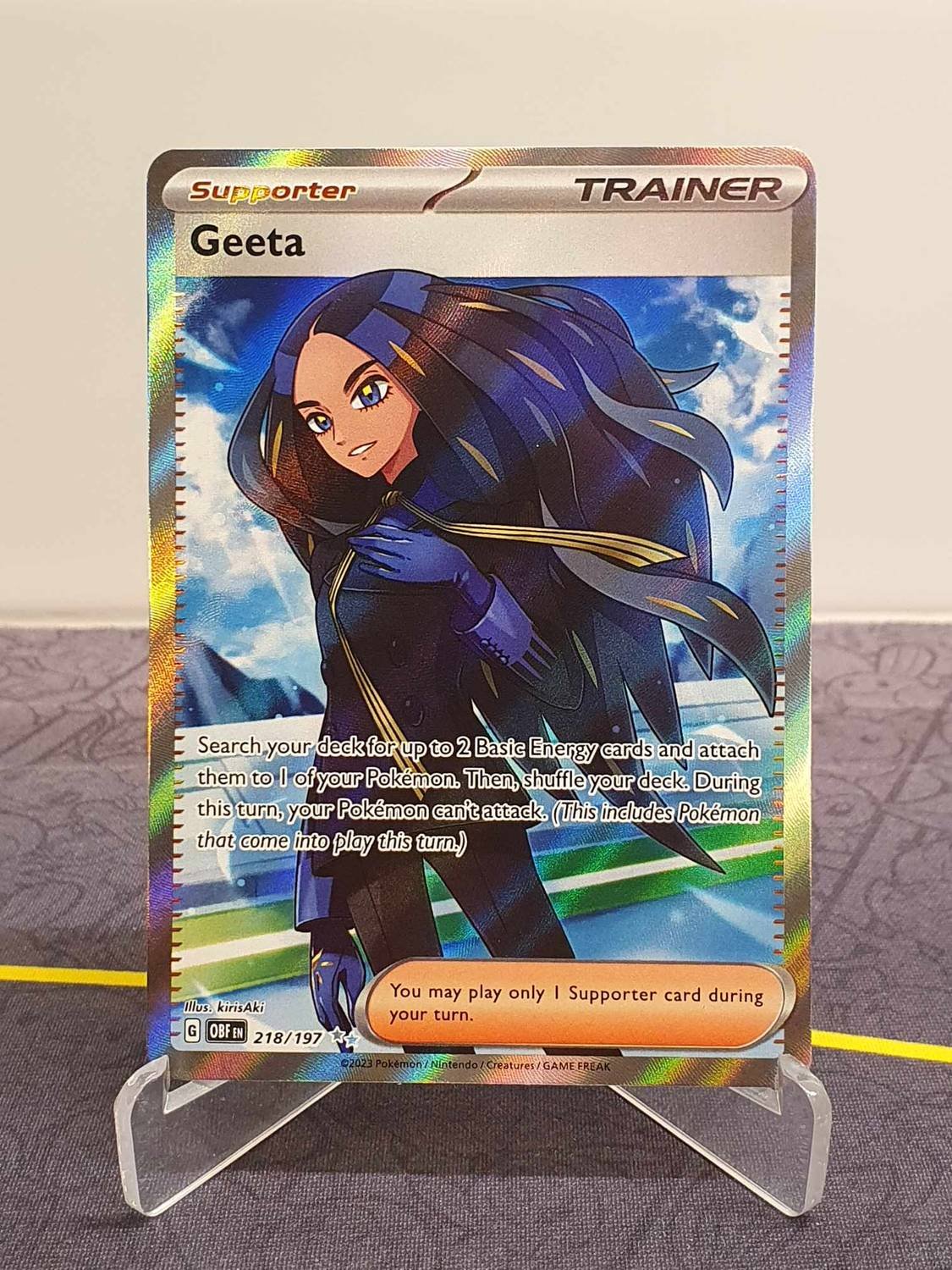GEETA 218/197 - Ultra Rare Full Art Trainer - O.. | Köp på Tradera ...