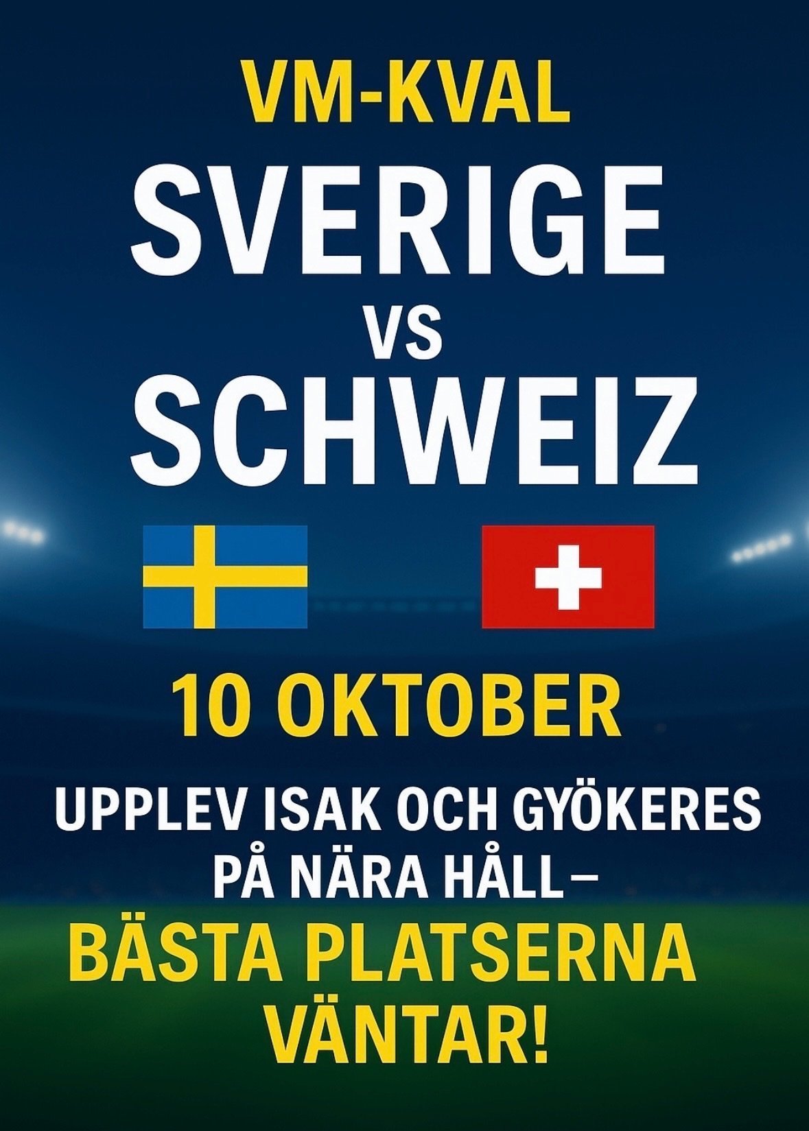 Se produkter som liknar Två biljetter till VM-kval: S.. på Tradera ...