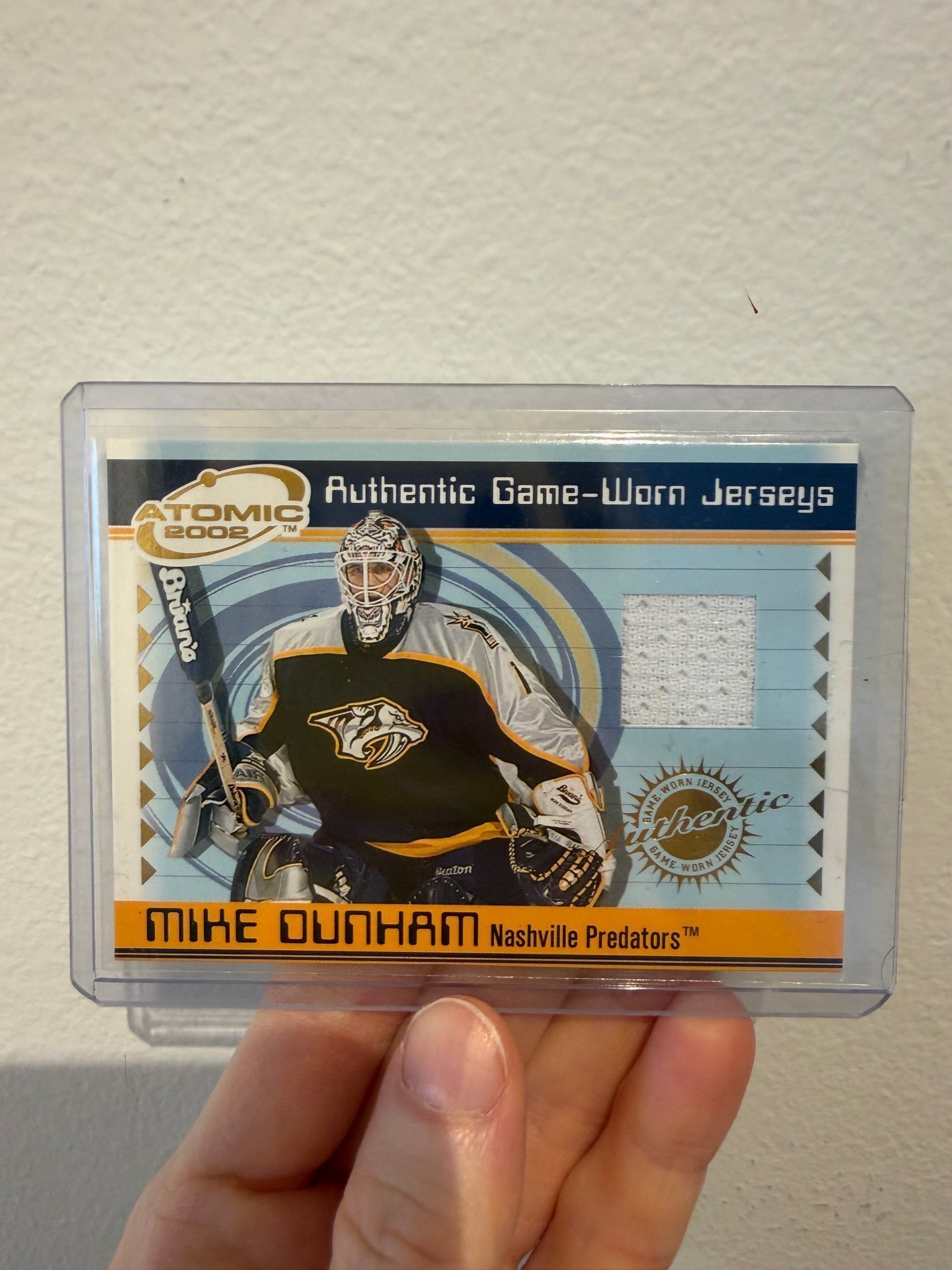 Mike Dunham Nashville Predators Game-Worn Jerse.. | Köp på Tradera ...