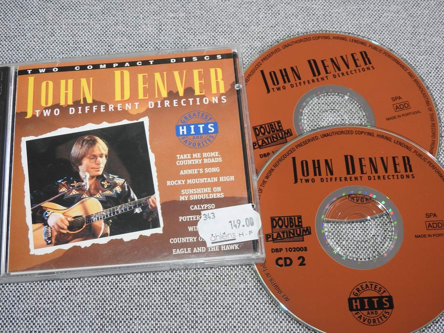 John Denver - Two Different Directions - Greate.. | Köp på Tradera ...