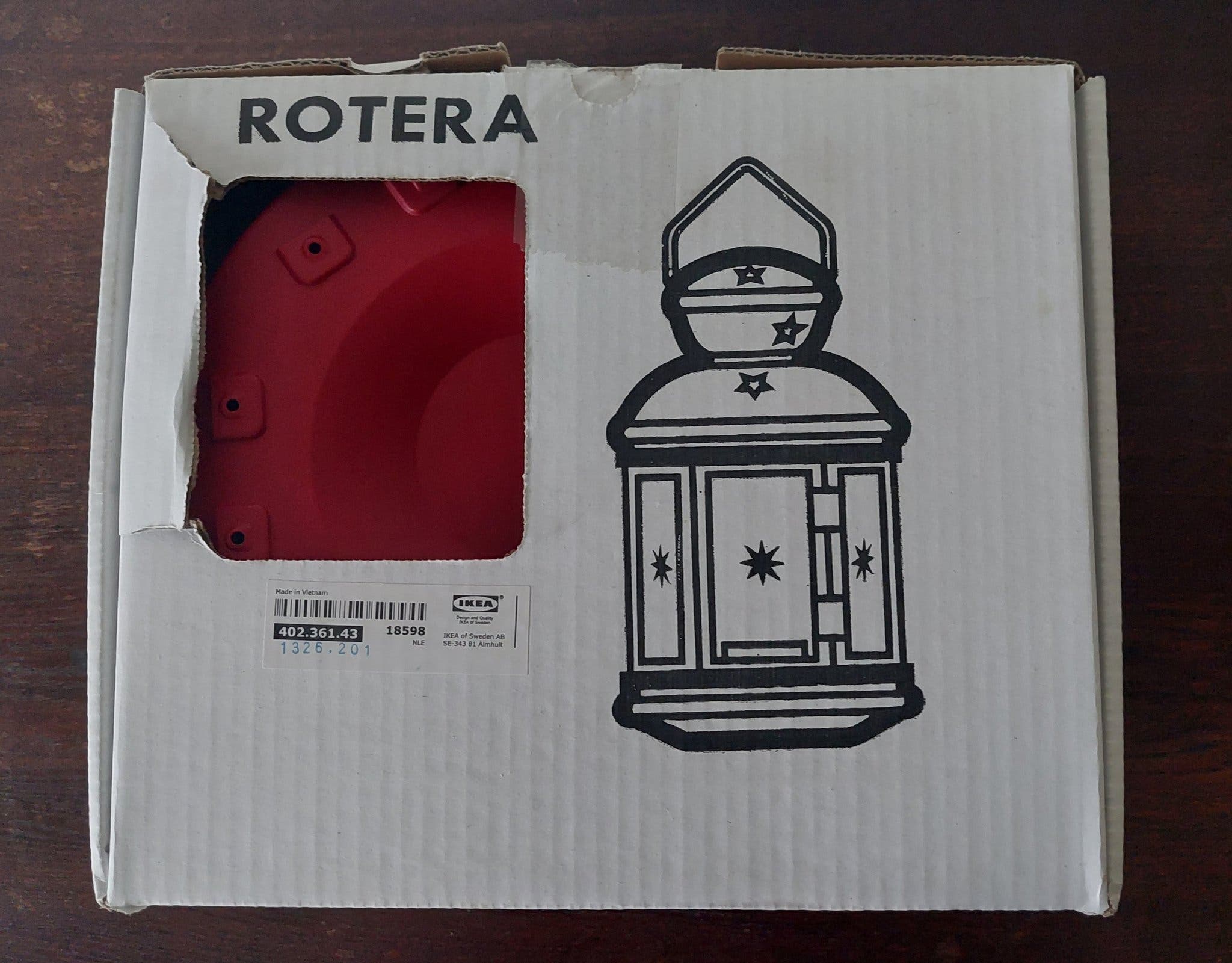 Se produkter som liknar IKEA Rotera ljuslykta röd. De.. på Tradera ...