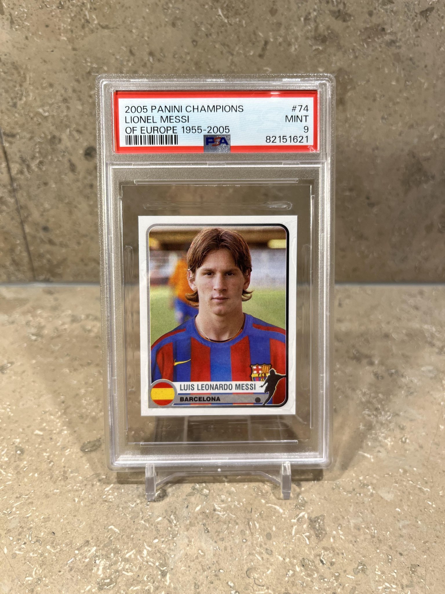 Lionel Messi #74 Champions Of Europe 2005 Stick.. | Köp på Tradera ...